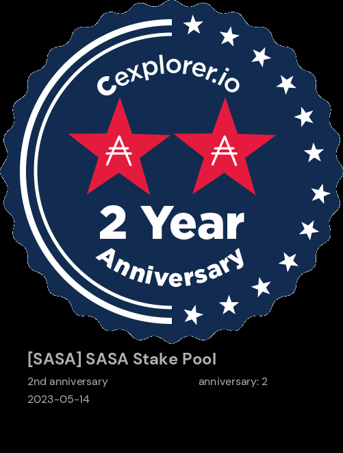 SASA Stake Pool [SASA] | SASA Stake Pool